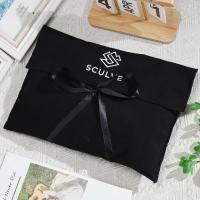 China Custom Cotton Twill Envelope Pouch 30x20 cm with Logo for Clothing Packaging for sale