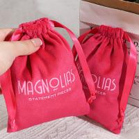 China Custom Logo Velvet Drawstring Gift Pouch 10x15cm for Jewelry Perfume Candle Packaging for sale