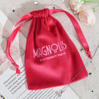 China Custom Logo Velvet Drawstring Gift Pouch 10x15cm for Jewelry Perfume Candle Packaging for sale