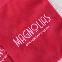 China Custom Logo Velvet Drawstring Gift Pouch 10x15cm for Jewelry Perfume Candle Packaging for sale