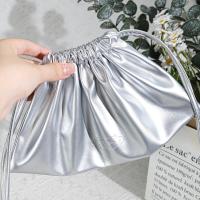 China Custom Pu Leather Drawstring Pouch For Cosmetic Perfume Waterproof Pu Leather Drawstring Bag for sale