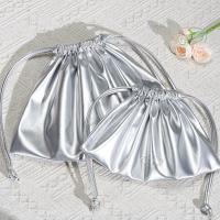 China Custom Pu Leather Drawstring Pouch For Cosmetic Perfume Waterproof Pu Leather Drawstring Bag for sale