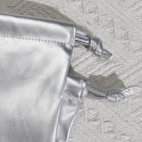China Custom Pu Leather Drawstring Pouch For Cosmetic Perfume Waterproof Pu Leather Drawstring Bag for sale