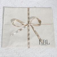 China Custom Logo Jute Envelope Pouch with Ribbon 100pcs Eco Friendly Linen Scarf Bag for sale