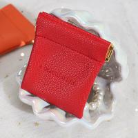 China Custom Emboss Logo PU Leather Magnet Pouch 100pcs for Rings Earrings Bracelet Waterproof Jewelry Packaging Bag for sale