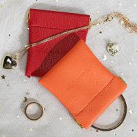 China Custom Emboss Logo PU Leather Magnet Pouch 100pcs for Rings Earrings Bracelet Waterproof Jewelry Packaging Bag for sale
