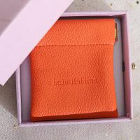China Custom Emboss Logo PU Leather Magnet Pouch 100pcs for Rings Earrings Bracelet Waterproof Jewelry Packaging Bag for sale