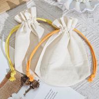 China Custom Logo Cotton Twill Drawstring Pouch 4x6 inch Dust Bag for Perfume Candle Storage for sale