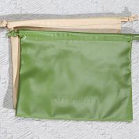 China Custom Pu Leather Drawstring Storage Pouch 8x6 Inch Waterproof Cosmetic Bag for sale
