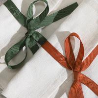 China Custom Cotton Canvas Envelope Pouch 4x6 inch Organic Cosmetic Storage Bag with Bow for sale