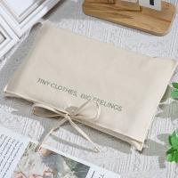 China Recyclable Cotton Twill Envelope Bag with Ribbon String 8x10 Inch for Clothes Storage for sale