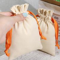 China Custom Cotton Twill Drawstring Dust Pouch 20x30cm for Shoes Clothing Storage for sale