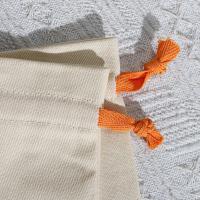 China Custom Cotton Twill Drawstring Dust Pouch 20x30cm for Shoes Clothing Storage for sale