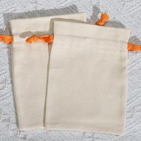 China Custom Cotton Twill Drawstring Dust Pouch 20x30cm for Shoes Clothing Storage for sale
