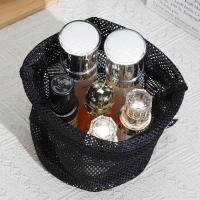 China Custom Cotton Drawstring Pouch 15x15x20 cm Eco Friendly Gift Bag for Bottle Skincare Storage for sale