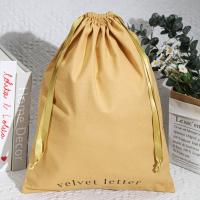 China Eco Friendly Muslin Cotton Drawstring Dust Bag 20x30cm Jewelry Pouch for sale