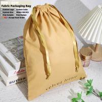 China Eco Friendly Muslin Cotton Drawstring Dust Bag 20x30cm Jewelry Pouch for sale