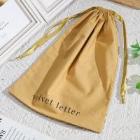 China Eco Friendly Muslin Cotton Drawstring Dust Bag 20x30cm Jewelry Pouch for sale