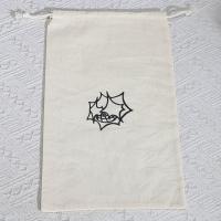 China 100% Cotton Muslin Drawstring Dust Bag for Skincare Storage Custom Logo 20x30cm for sale