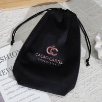 China Custom Velvet Drawstring Storage Pouch 8x10 Inch Square Bottom with Logo Printing for Shoes Clothing for sale