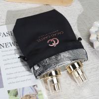 China Custom Velvet Drawstring Storage Pouch 8x10 Inch Square Bottom with Logo Printing for Shoes Clothing for sale