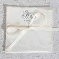China Custom Logo Printed Satin Envelope Dust Bag 30x40cm for Wig Wallet Bundle Pouch for sale