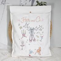 China Custom Cotton Twill Clothing Pillow Packing Bag 40x30cm Eco-Friendly Gift Envelope Pouch for sale