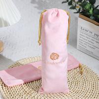China High Quality Velvet Perfume Jewelry Candle Packing Bag With Logo Customized Velvet Drawstring Gift Pouch for sale
