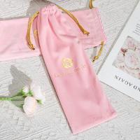 China High Quality Velvet Perfume Jewelry Candle Packing Bag With Logo Customized Velvet Drawstring Gift Pouch for sale