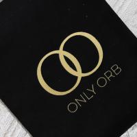 China Reusable Black Cotton Twill Jewelry Packing Bag With Logo Custom Design Cotton Drawstring Perfume Pouch for sale