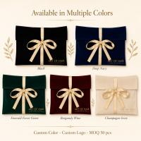 China Custom Logo Printed Suede Envelope Gift Packaging Pouch Luxury Black Velvet Clothing Book Hair Extension Storage Flap Bag for sale