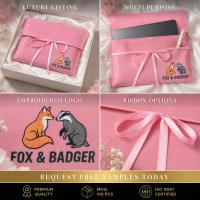 China Customized Cute Pattern Suede Envelope Gift Pouch With Bow Elegant Pink Suede Envelope Hair Bundles Underwear Storage Envelope Bag for sale