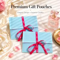 China Custom Printed Logo Suede Hair Bundles Lingerie Storage Gift Bag High End Velvet Envelope Makeup Gift Pouch for sale
