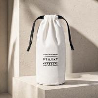 China Eco-friendly Cotton Linen Packing Bag for Toiletries Custom Round Bottom Cotton Linen Drawstring Hand Wash Dust Pouch with logo for sale