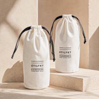 China Eco-friendly Cotton Linen Packing Bag for Toiletries Custom Round Bottom Cotton Linen Drawstring Hand Wash Dust Pouch with logo for sale