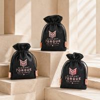 China Wholesale Jute Perfume Packaging Drawstring Pouch with logo Organic Black Jute Comb Soap Drawstring Storage Bag for sale