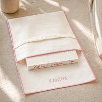 China Recyclable Cotton Twill Clothing Envelope Dust Pouch with logo Custom Design Cotton Scarf Hair Extension Envelope Packing Bag for sale