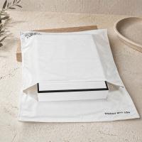 China Custom Embroidery Logo Velvet Double Layer Storage Bag With Flap Cover Large Clothing Blanket Bedding Organizer Wholesale OEM for sale