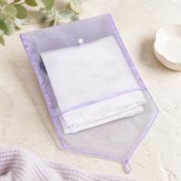 China Luxury Organza Envelope Packaging Pouch With Pearl Button Customized Organza Wedding Favor Envelope Gift Bag for sale