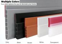 China Door Weather Strips Door Bottom Seal Clear Silicone Draft Silicone Strip For Sealing for sale