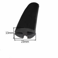 China Excellent UV Resistance EPDM D Seal With 300% Elongation At Break And Ozone Resistance for sale