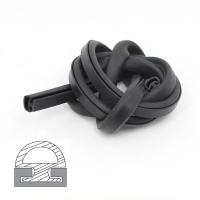 China Excellent Ozone Resistance Black EPDM D Seal For Sealing And Gasketing for sale