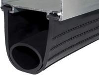 China Uv Resistant Extrusion Profile For Marine Ship Racing Protection Dock Epdm Bumper Strip Boat B/D Shape Adhesive Backing for sale