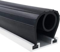 China Uv Resistant Extrusion Profile For Marine Ship Racing Protection Dock Epdm Bumper Strip Boat B/D Shape Adhesive Backing for sale