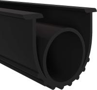 China Uv Resistant Extrusion Profile For Marine Ship Racing Protection Dock Epdm Bumper Strip Boat B/D Shape Adhesive Backing for sale