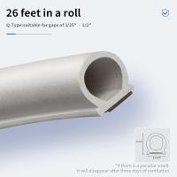 China Temperature Range -40°F To 248°F EPDM Rubber Weather Seal Strip Package Includes 1 Roll for sale
