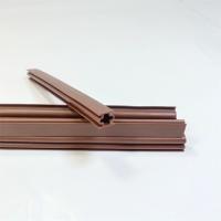 China Waterproof And 0.2 Inches Thick Silicone Door Bottom Strip With Silicone Material for sale