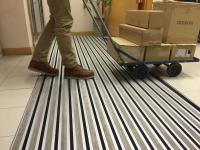 China Commercial entrance matting heavy duty buffed rubber wiper factory for sale