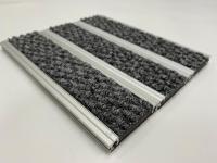 China Closed Struture 12mm Anodizing 2.35mm Floor Entrance Mat for sale
