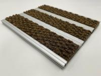 China Closed Struture 12mm Anodizing 2.35mm Floor Entrance Mat for sale